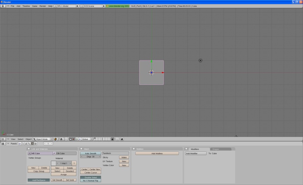 Handling geometry and basic modelling in Blender 2.49 :: Blender Mama